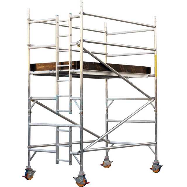 G6301 Double Width Scaffold Tower, 140x255cm, 3m